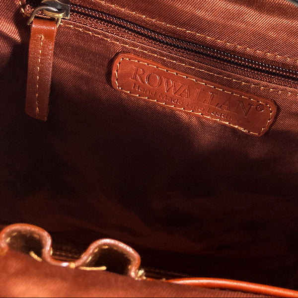 Rowallan Leather Backpack - Style: 31-1046 Prelude - Blue – Cox's ...