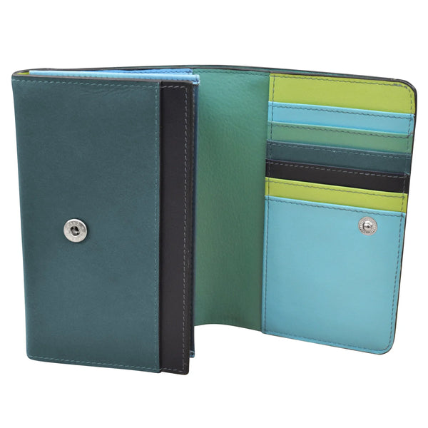 ili New York Leather Purse - RFID Protected - Style: 7428 - Serenity M ...